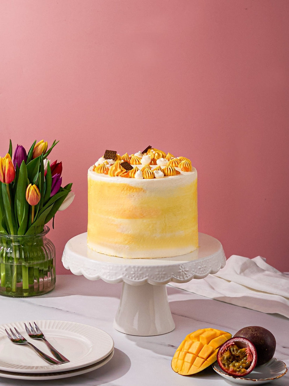 60th Birthday Cake Bundle - Mango & Passionfruit – Patisserie Valerie