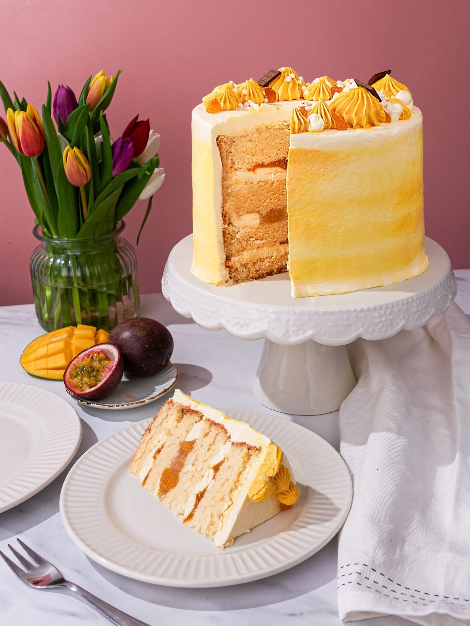 60th Birthday Cake Bundle - Mango & Passionfruit – Patisserie Valerie