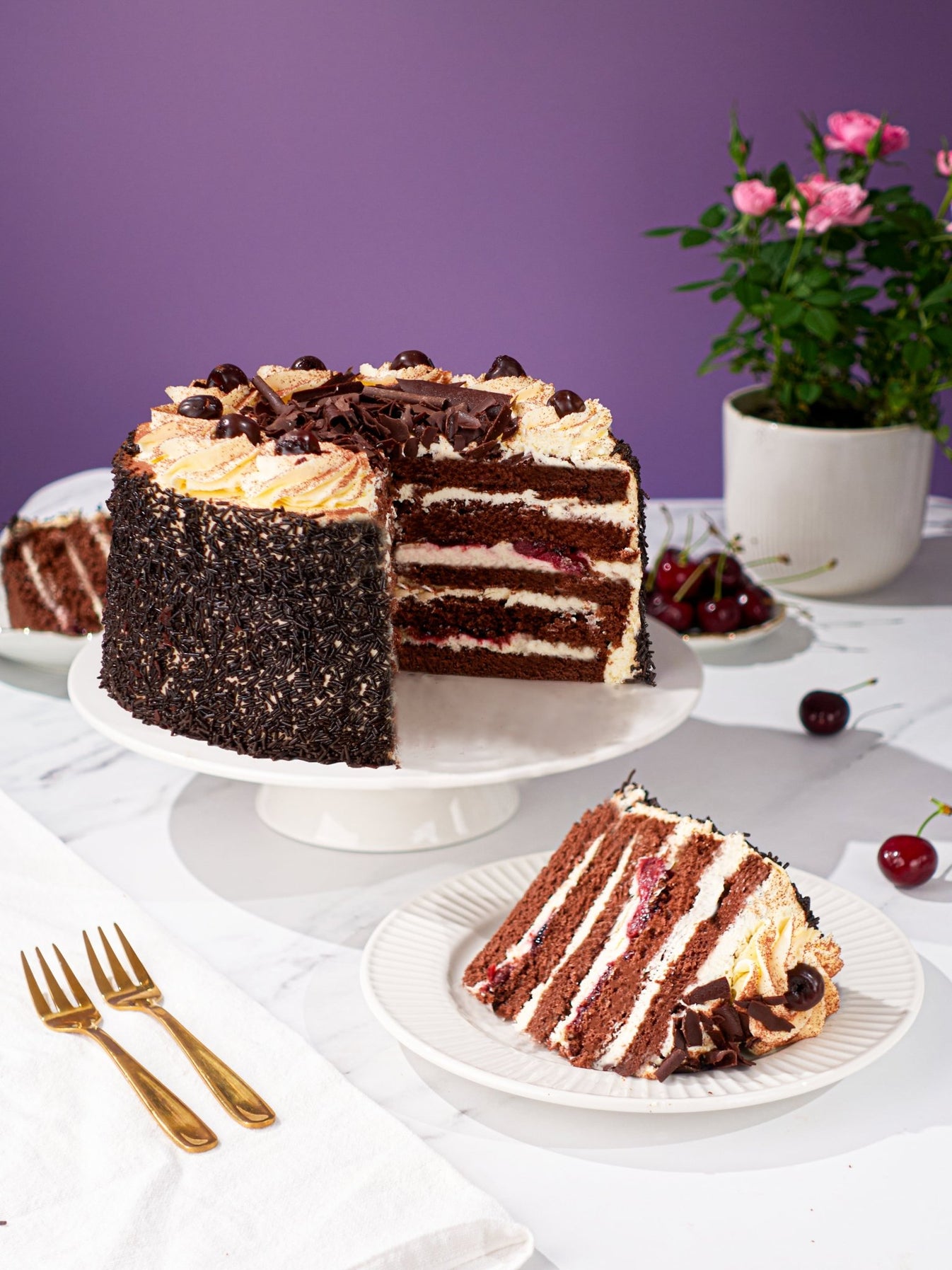 Black Forest Gateau Delivery | Patisserie Valerie