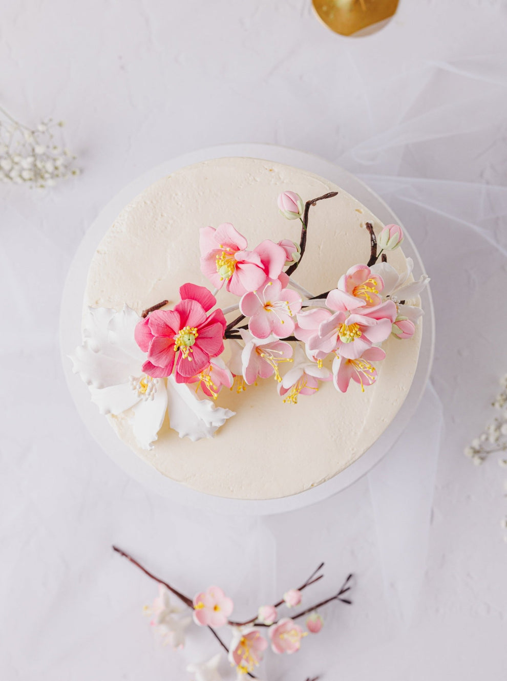 Blossom Wedding Cake | Patisserie Valerie Wedding Cake Package | Floral ...