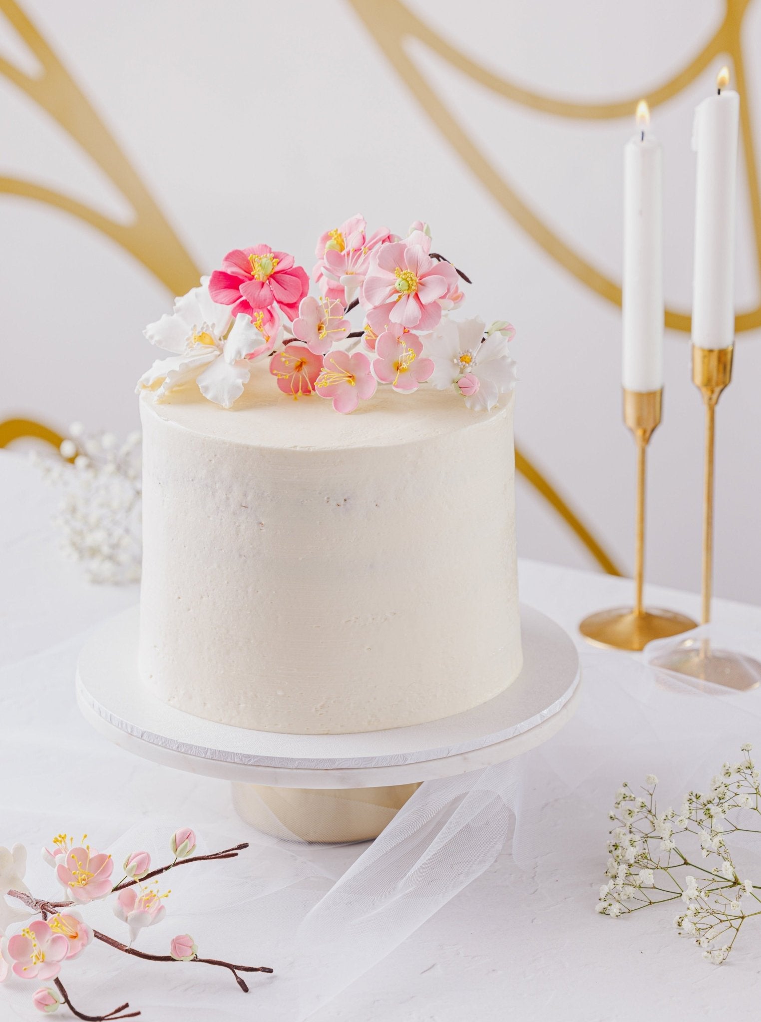 Blossom Wedding Cake | Patisserie Valerie Wedding Cake Package | Floral ...