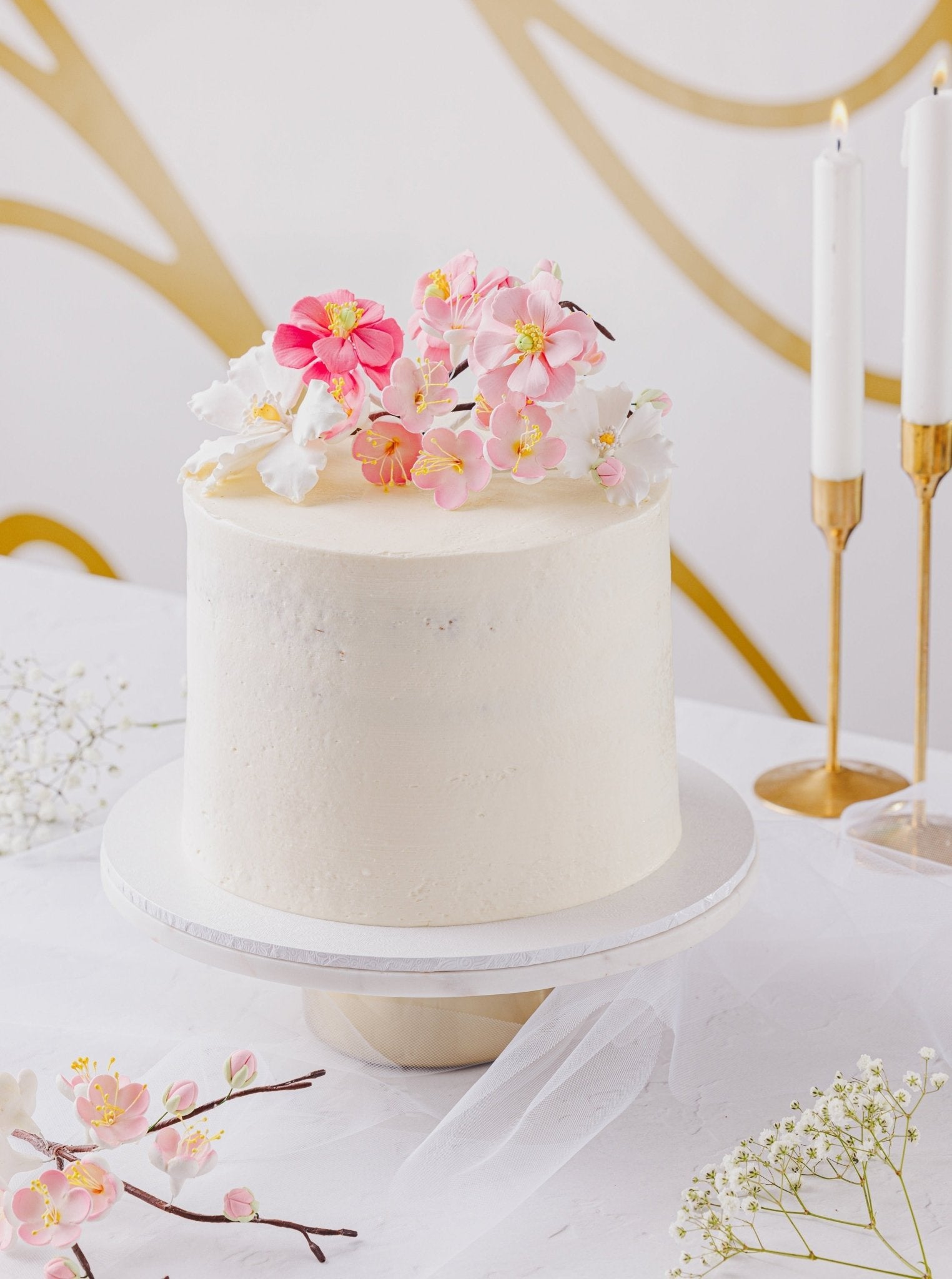 Blossom Wedding Cake | Patisserie Valerie Wedding Cake Package | Floral ...