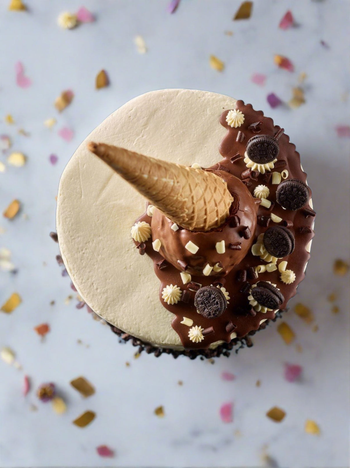 Ice Cream Cone Drip Cake | Next Day Delivery | Patisserie Valerie