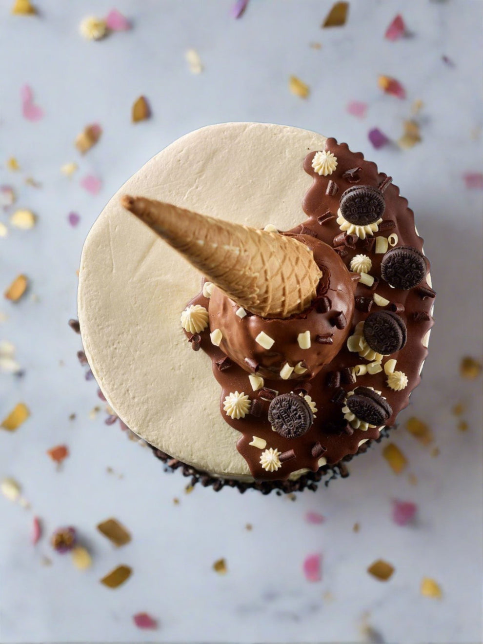 Ice Cream Cone Drip Cake | Next Day Delivery | Patisserie Valerie