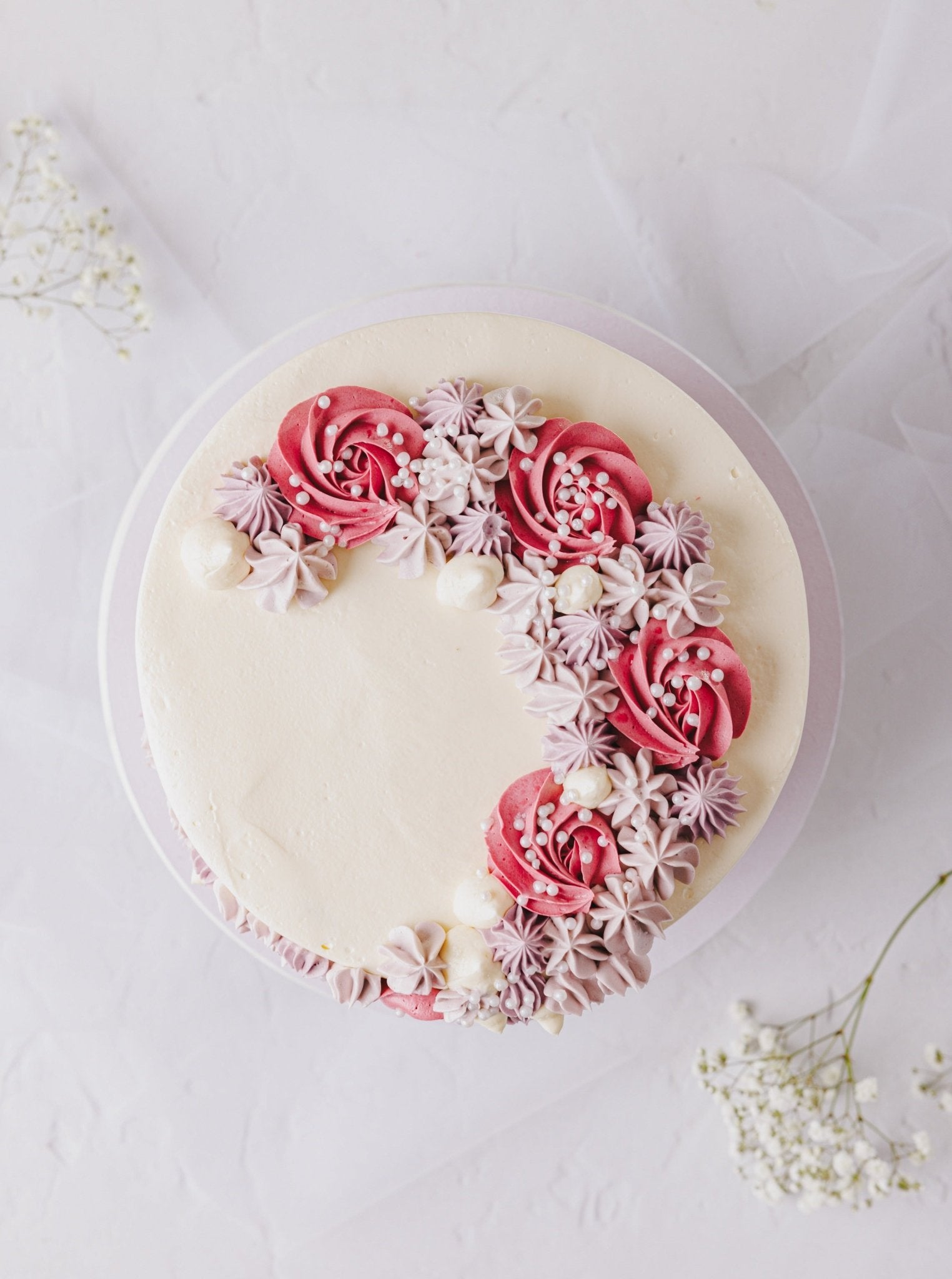 Five Layer Floral Wedding Cake | Patisserie Valerie Wedding Cake ...