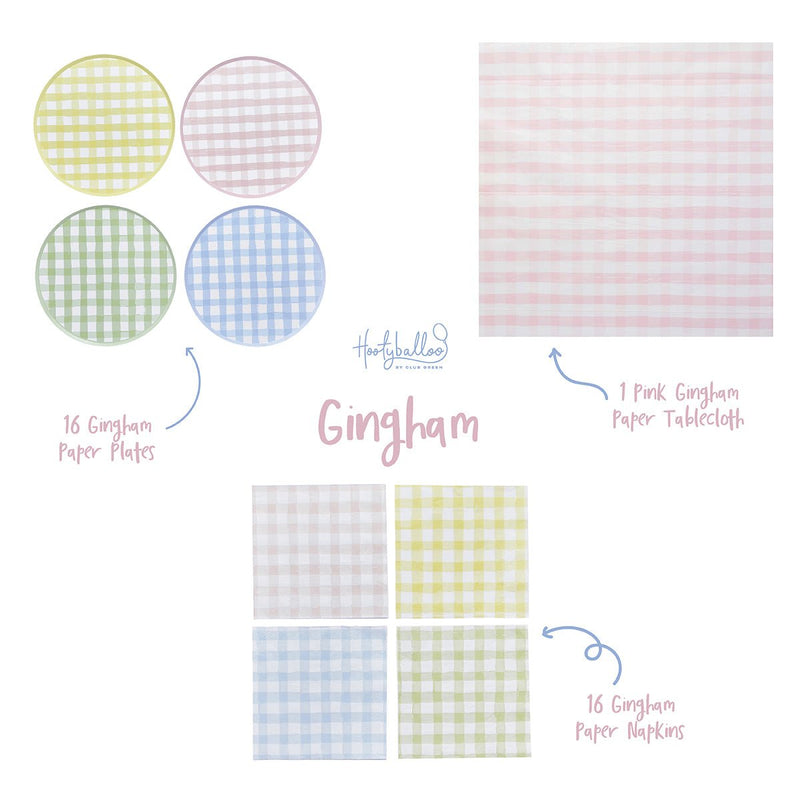 Gingham Party Packs | Next Day Delivery | Patisserie Valerie