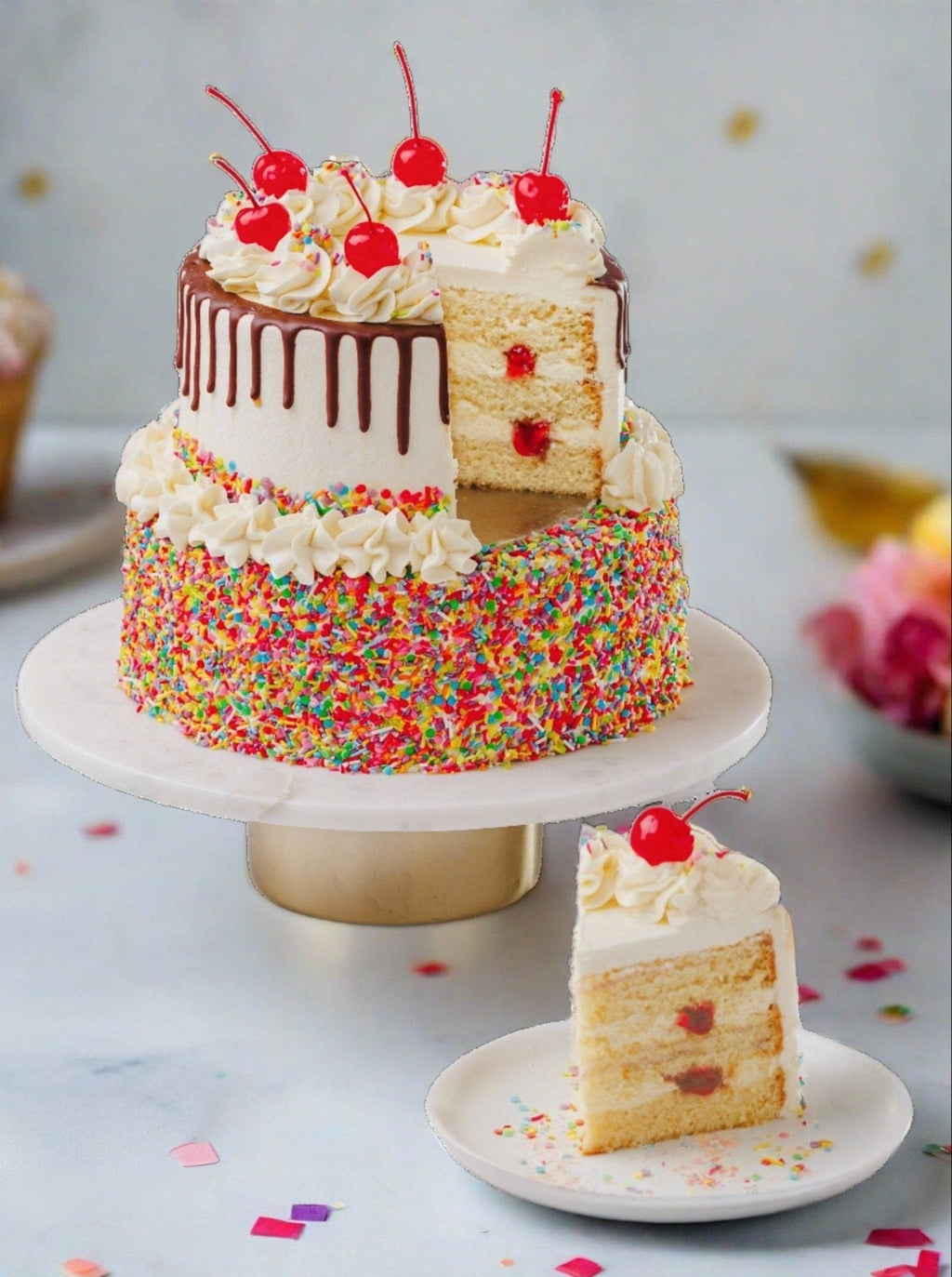 Space Ice Cream Cake Ice Cream Dessert