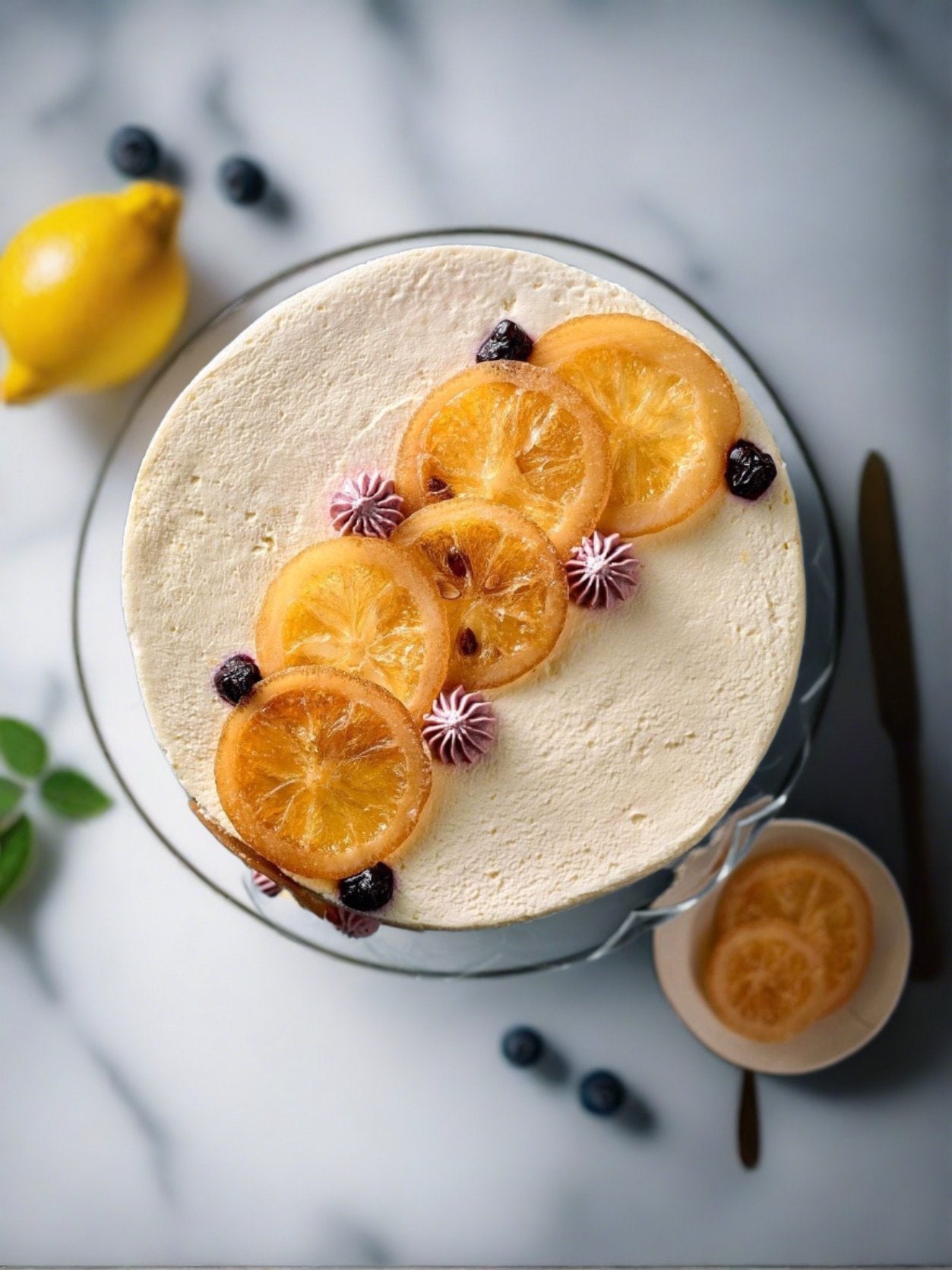 Lemon & Blueberry Dream Cake - Next Day Delivery | Patisserie Valerie