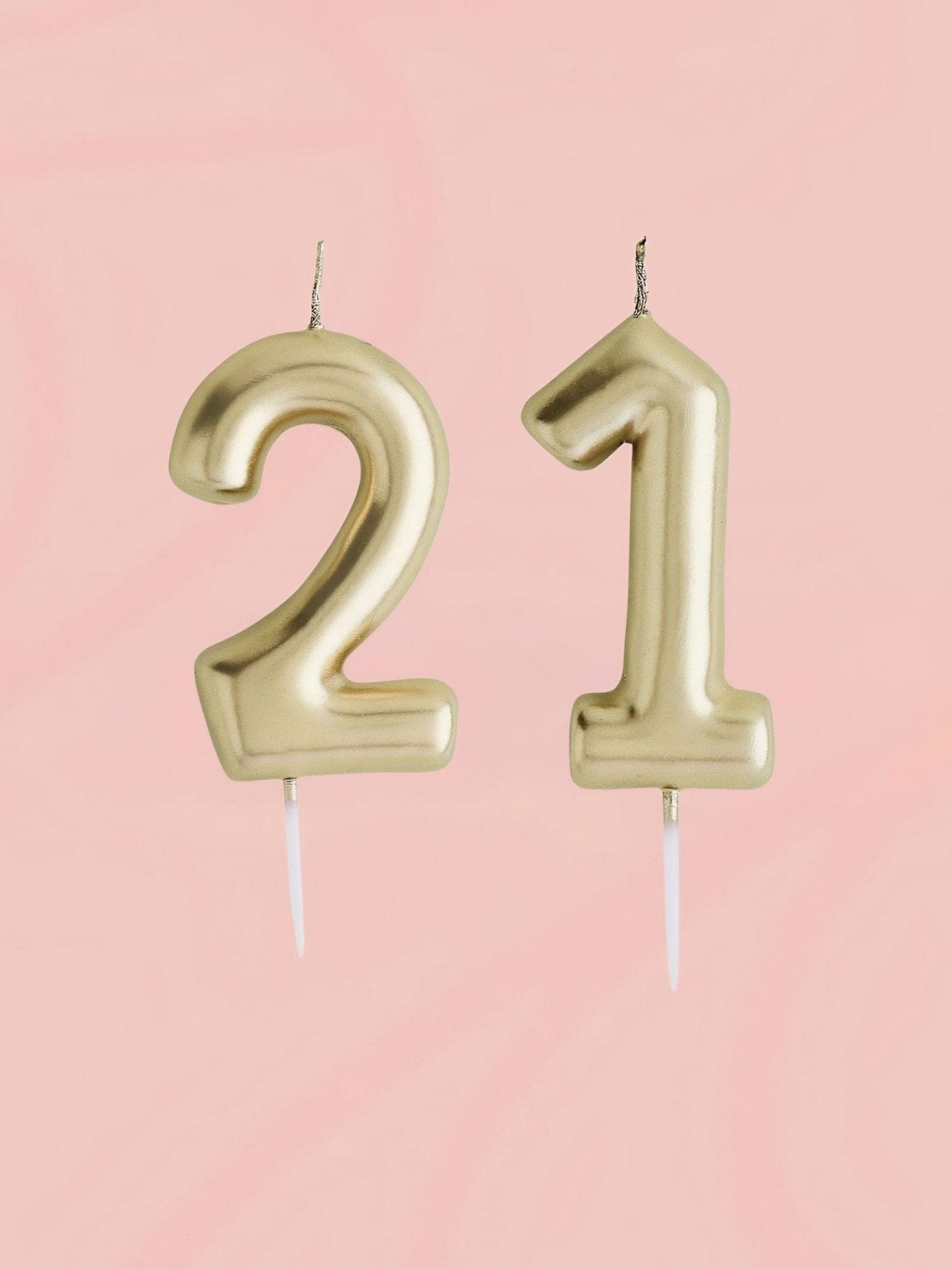 Metallic Gold Number Candles | Patisserie Valerie