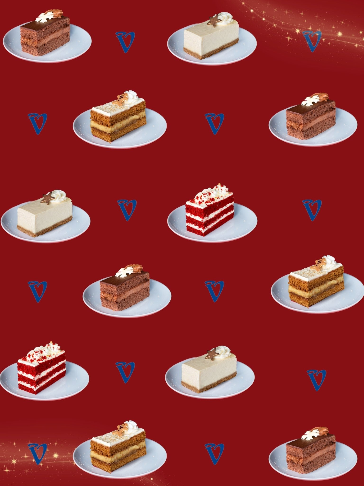 Pick and Mix 10x Festive Cake Slices | Next Day Delivery | Christmas ...