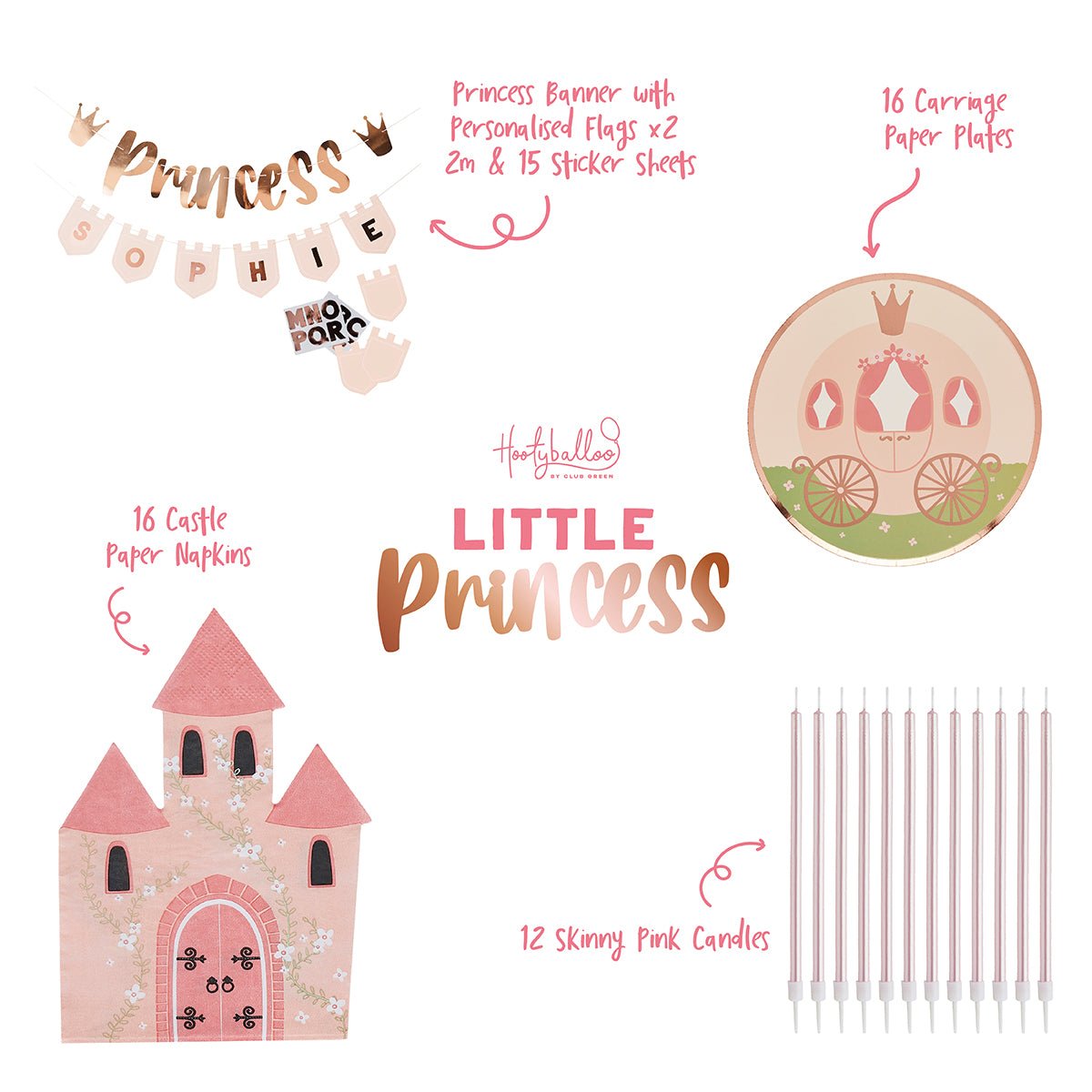 Princess Party Pack | Next Day Delivery | Patisserie Valerie