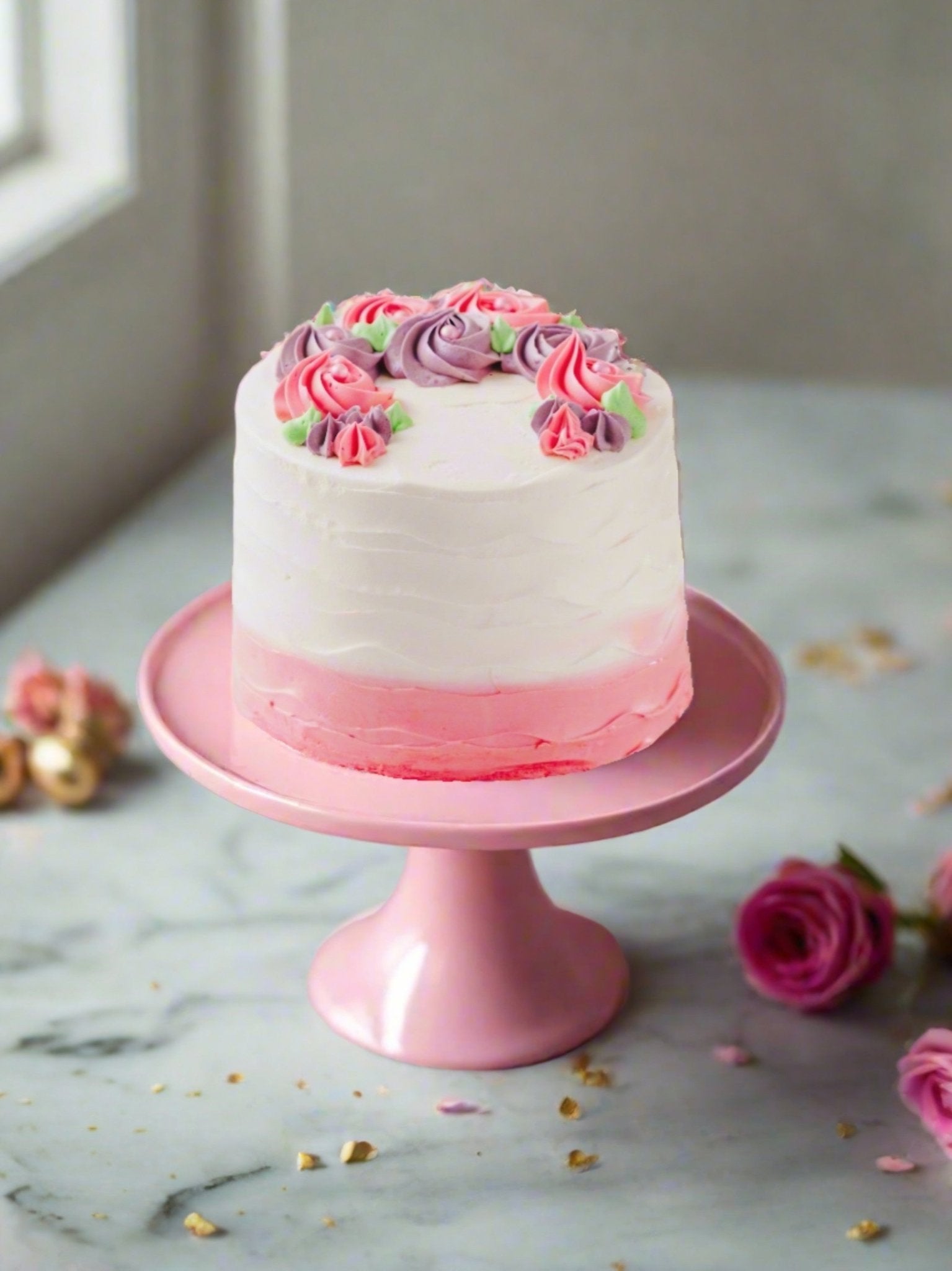 Rose Cake | Next Day Delivery | Patisserie Valerie