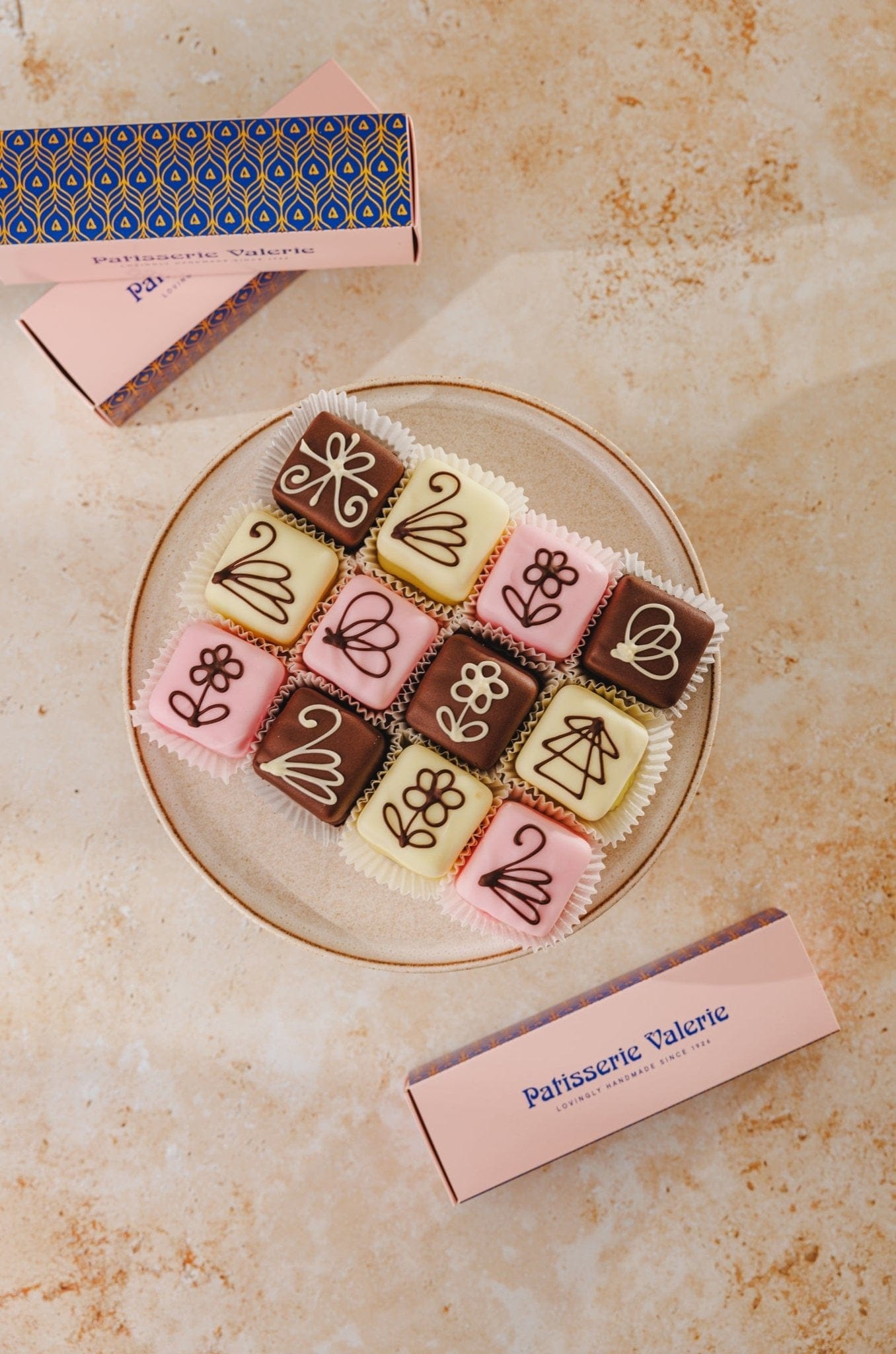 Fondant Fancies 12 Pack - Next Day Delivery | Patisserie Valerie
