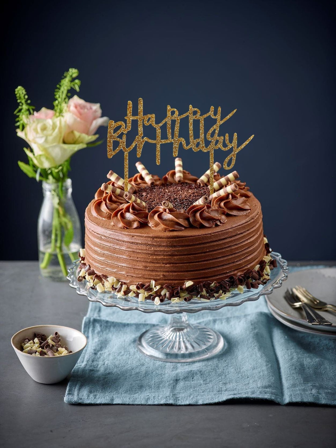Happy Birthday Cake Toppers - Next Day Delivery | Patisserie Valerie