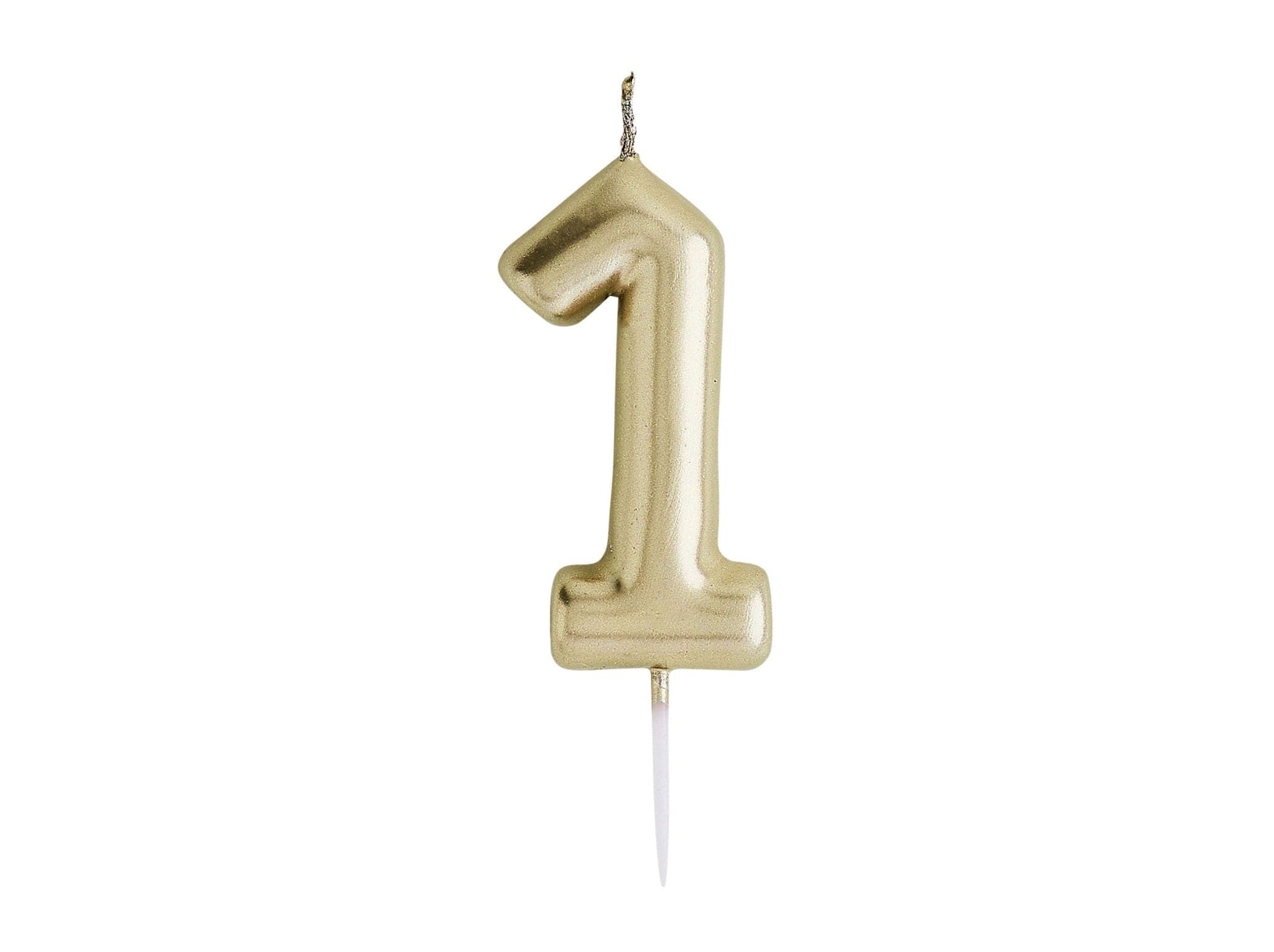 Metallic Gold Number Candles | Patisserie Valerie