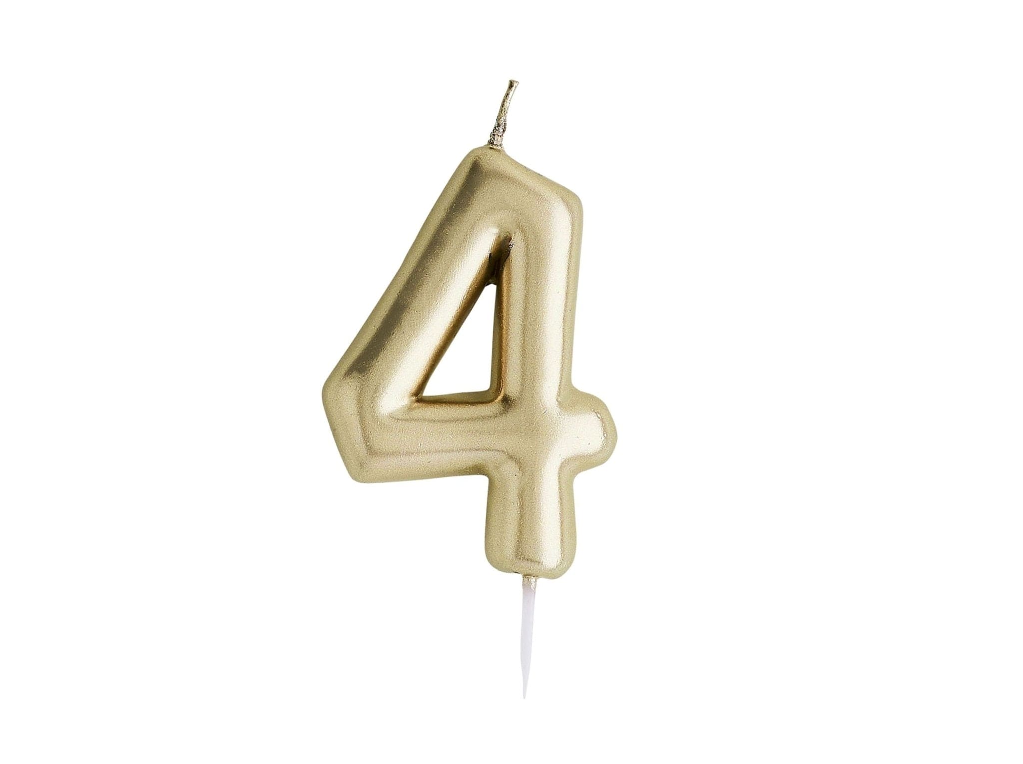 Metallic Gold Number Candles | Patisserie Valerie